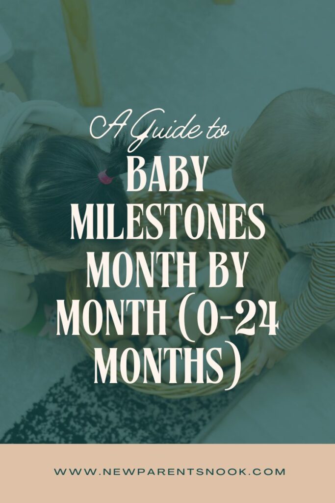 A Guide to Baby Milestones Month by Month (0-24 Months) - New Parents Nook