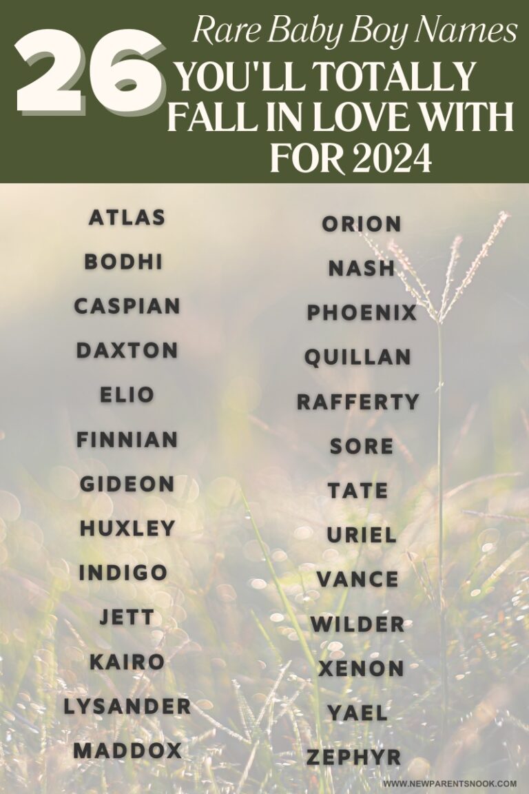 Rare and Unique Baby Names You'll Totally Fall in Love With (2024 ...