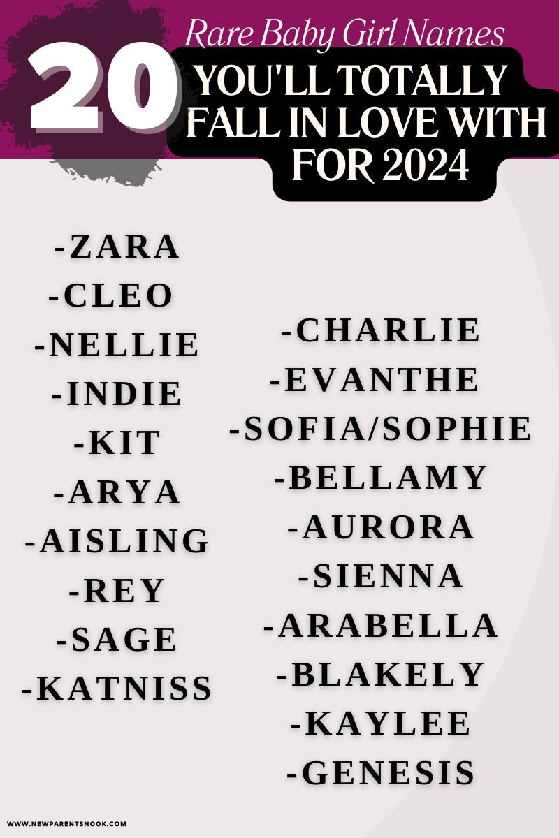 Rare and Unique Baby Names You'll Totally Fall in Love With (2024 ...